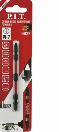 Бита двусторонняя P.I.T. PH2-PH2x110 мм(ASDR03-110A)