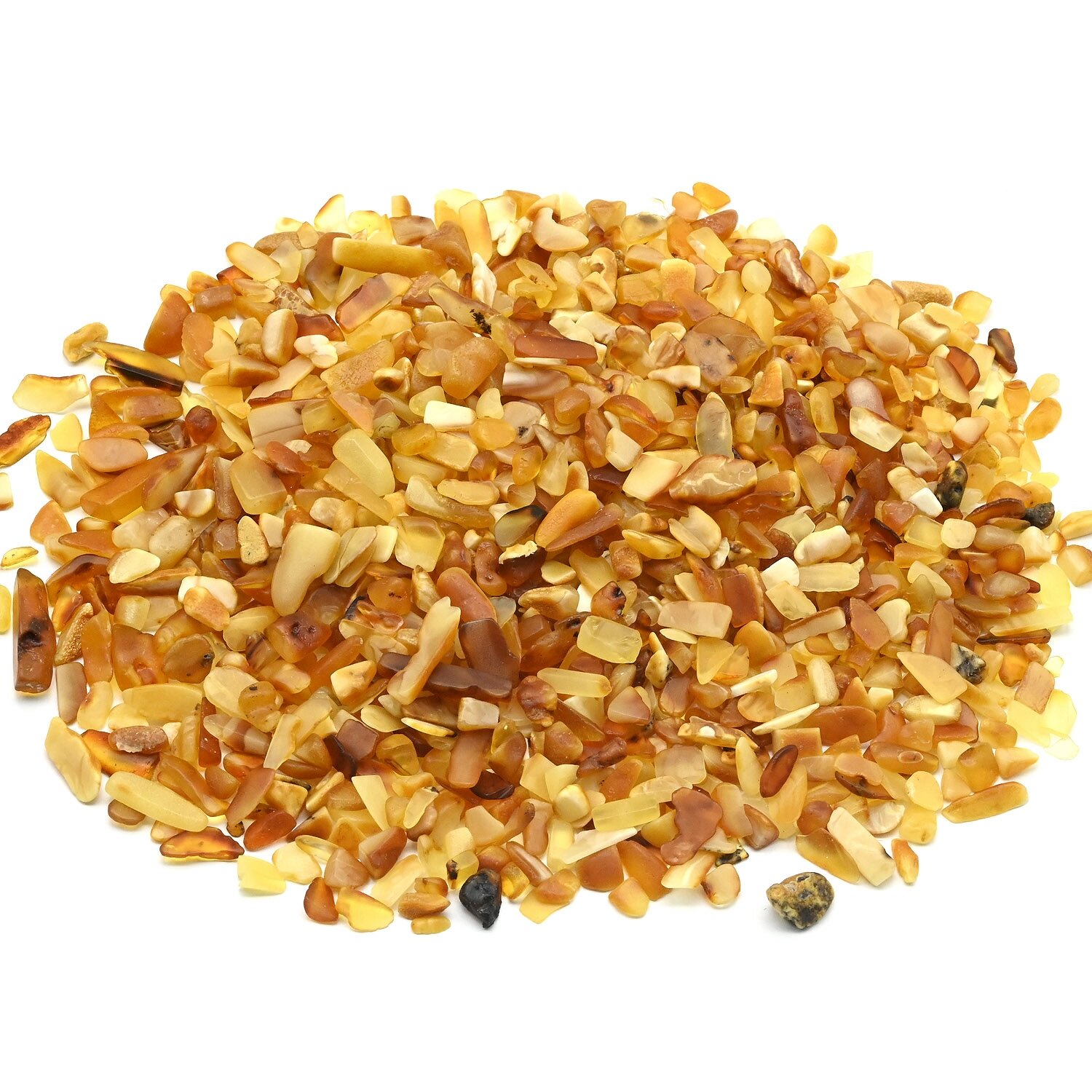 Янтарь фракция 5-10мм, упаковка 50г .