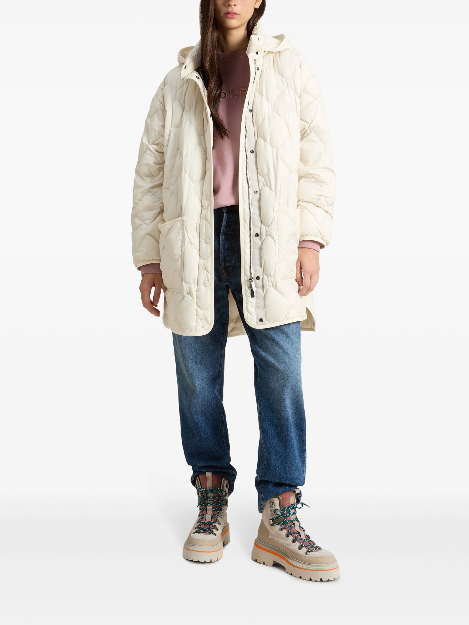 Накидка Woolrich Heritage, размер S, white — фото 1