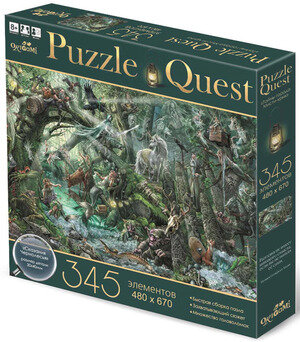 Пазл 345 деталей Origami ПазлКвест Сказания Чернолесья (08092)
