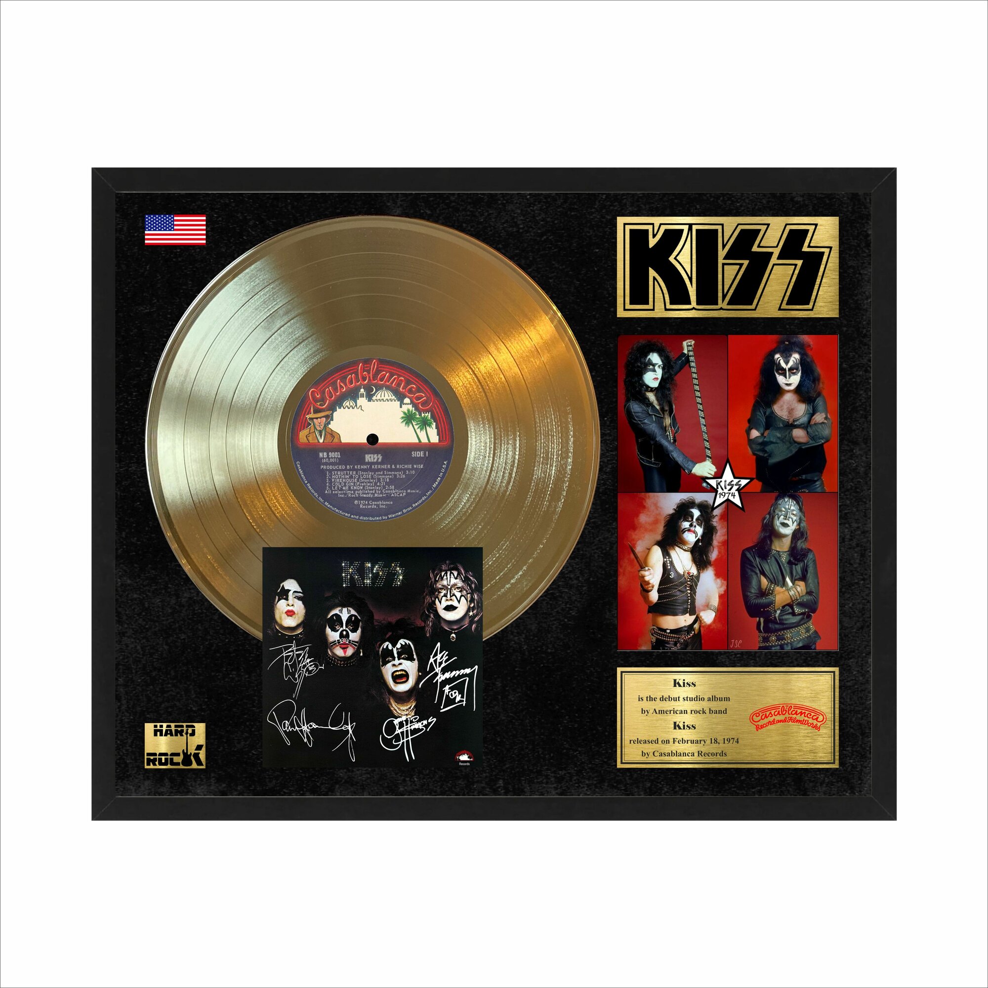 Kiss Картина с золотым диском