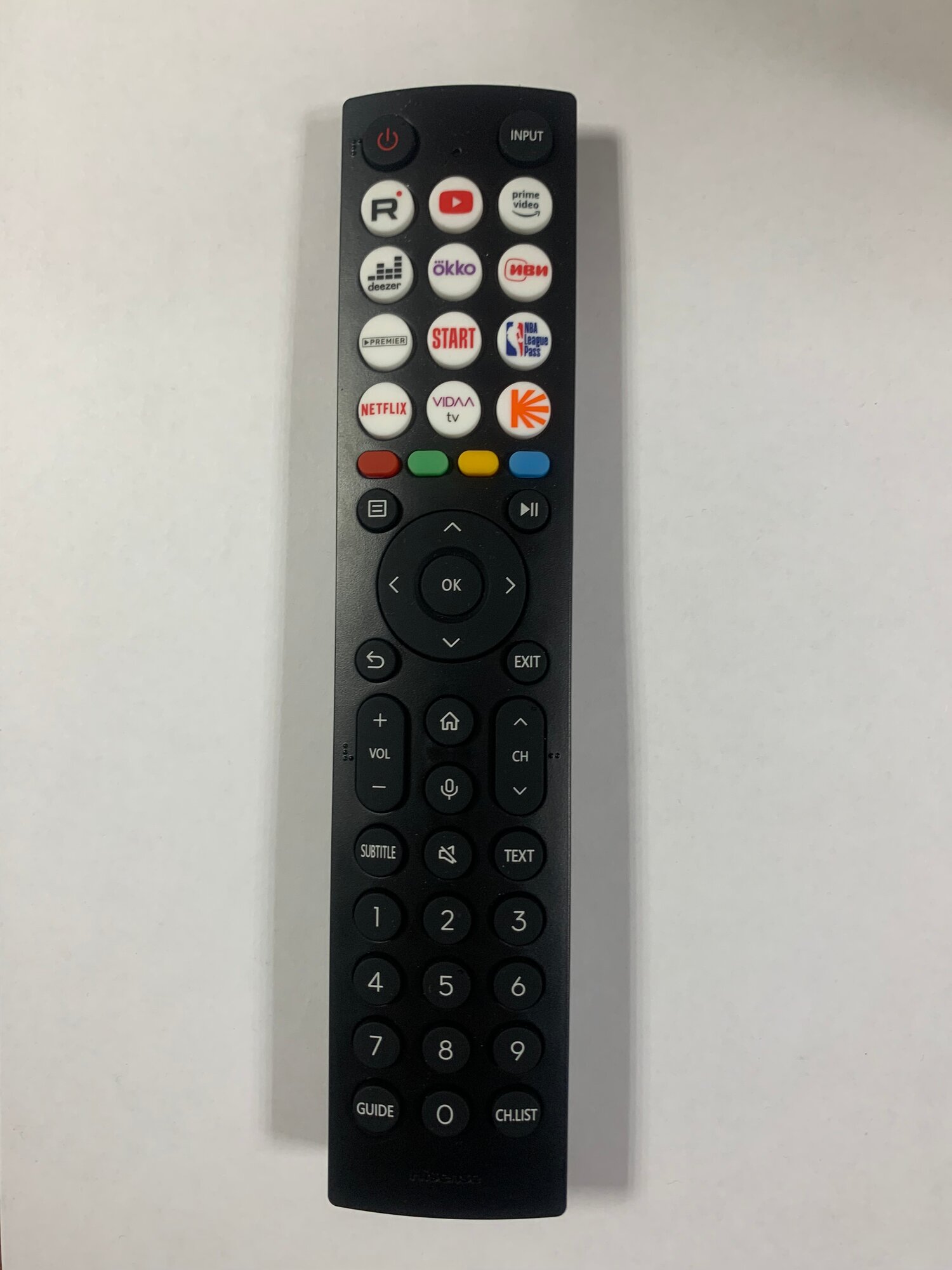 Пульт оригинальный Hisense ERF2P36H, для телевизоров Hisense, черный голосовой