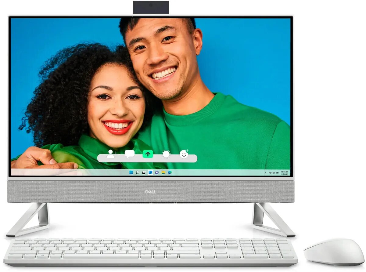 Моноблок Dell Inspiron 7730 Full HD silver 27" (i5 1334U/16Gb/512GbSSD/W11Pro) (7730-5621)