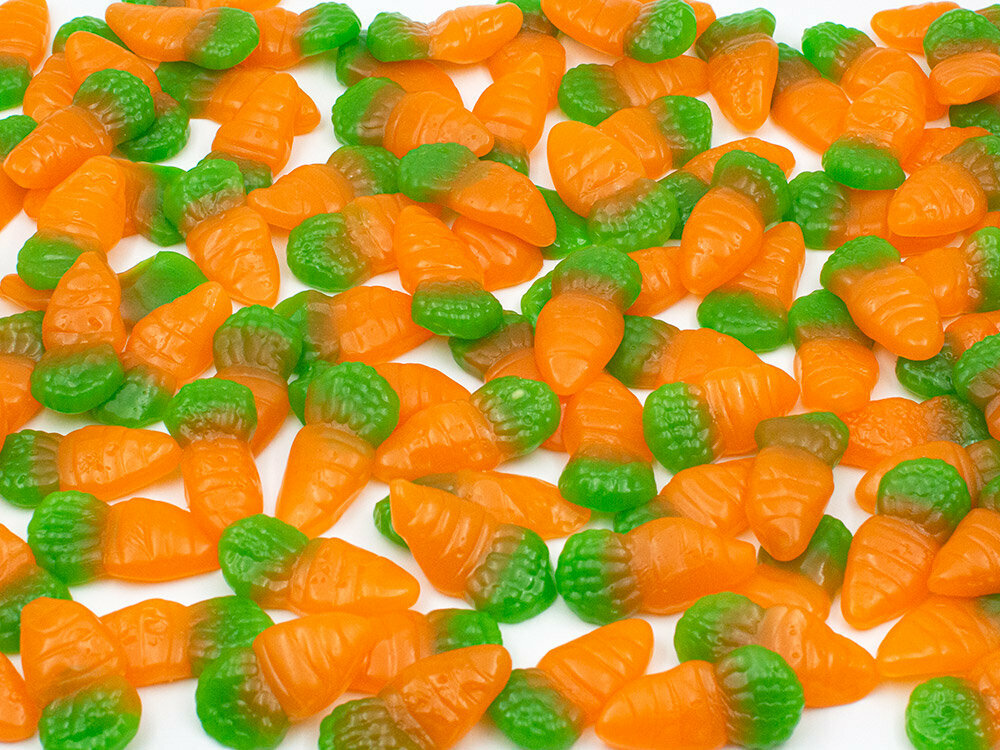 Жевательный мармелад HALAL "Морковки" 1кг RAVAZZI/Италия апельсиновый вкус