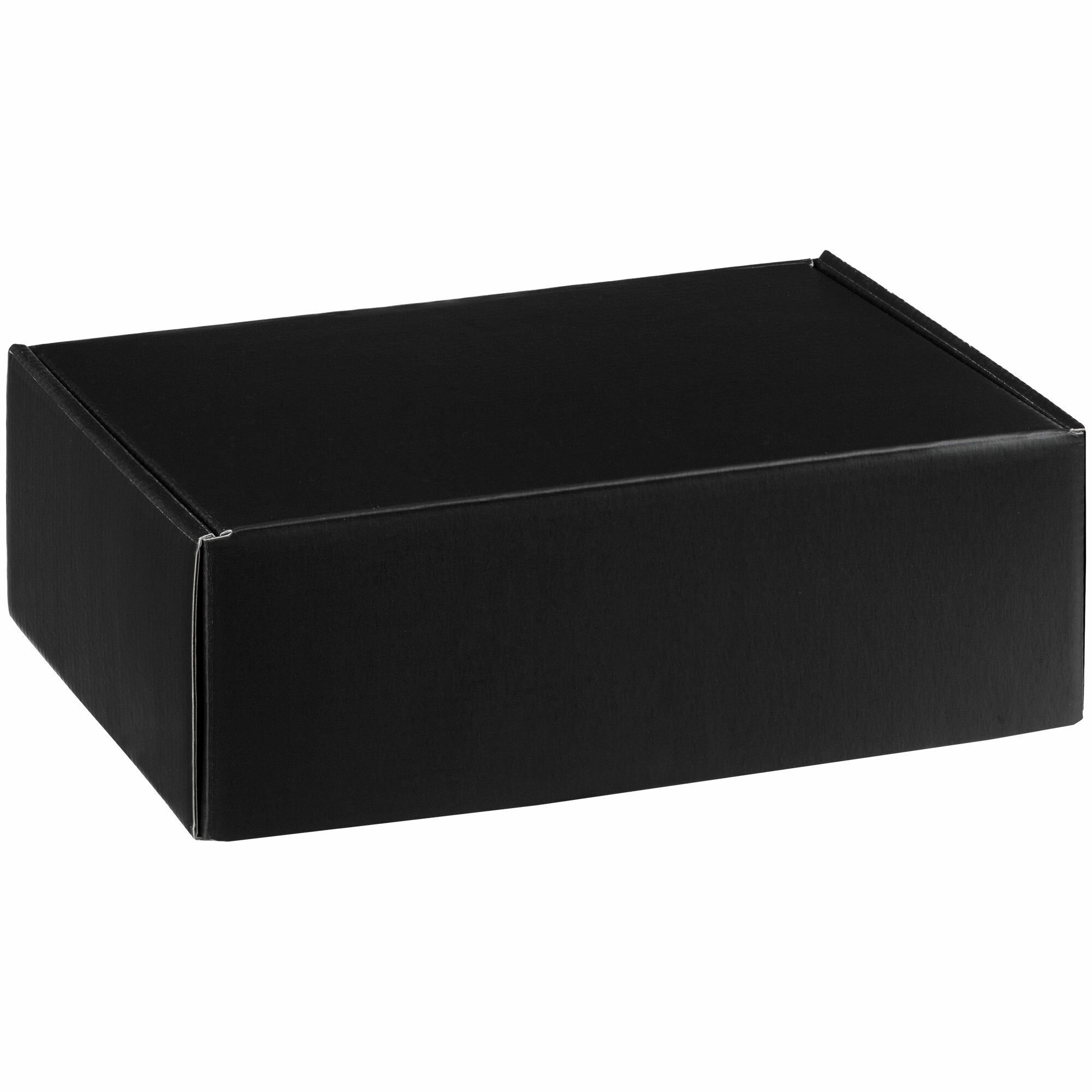 Коробка подарочная для хранения упаковка, 22.5х16.5х7.5 см, черная, подарок на День Рождения коллеге начальнику девушке