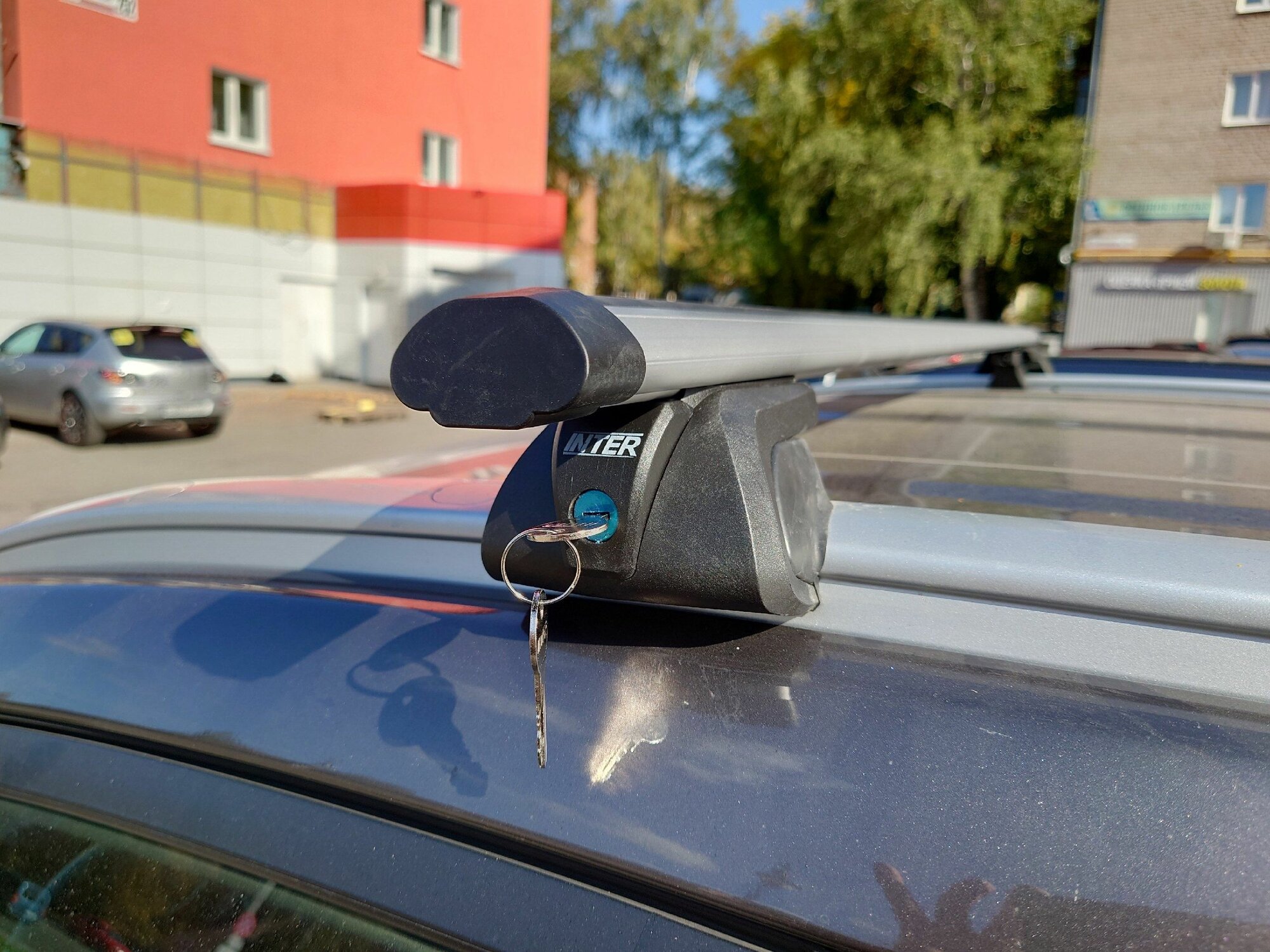 Багажник на интегрированные рейлинги для Haval H5 2024 г. в. - по н. в. / Хавейл Аш5 Titan С замками аэродинамический 140 см