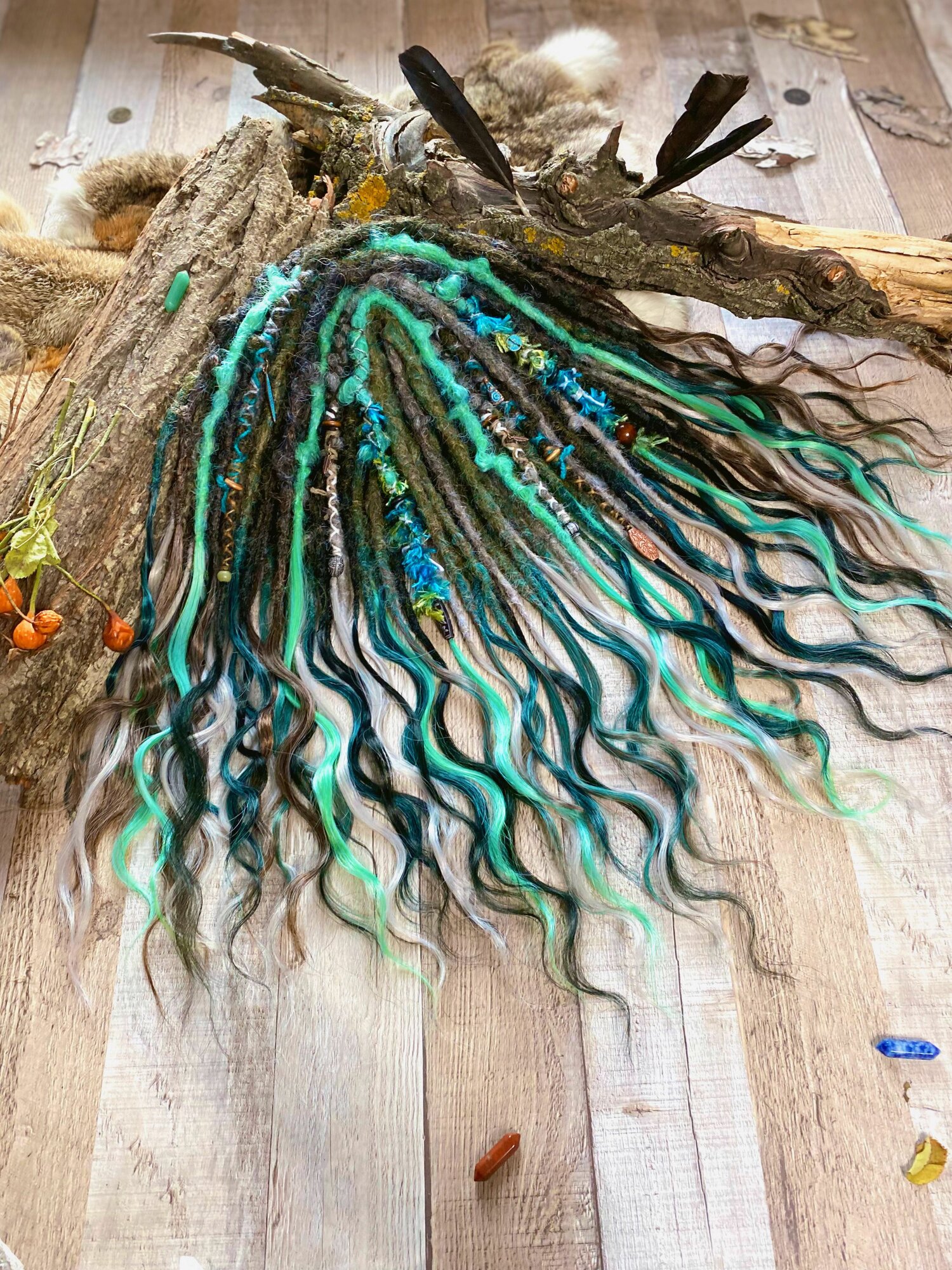 Де дреды из канекалона "Kikimora", ручная работа