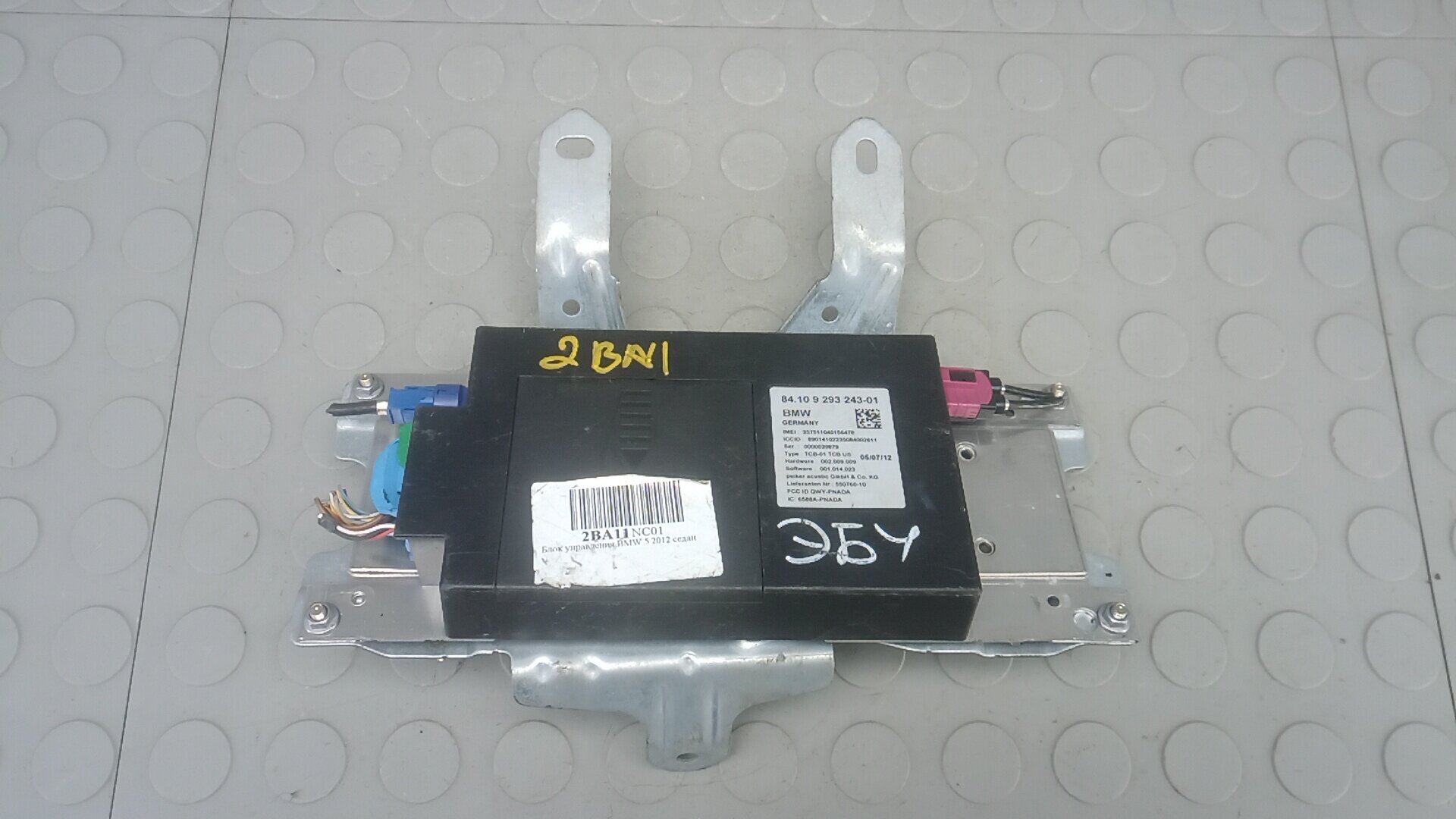 Блок управления BMW 5 F10/F11, Номер MEK000030L, 11787589122, MEK000030, MEK100170L