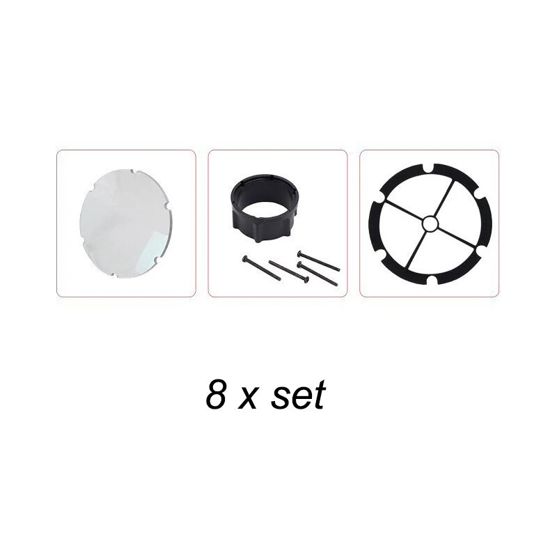 Блочный лук для стрельбы из лука, прицел-адаптер, линза, сердечник, крест-круг, прицеливающий 8X