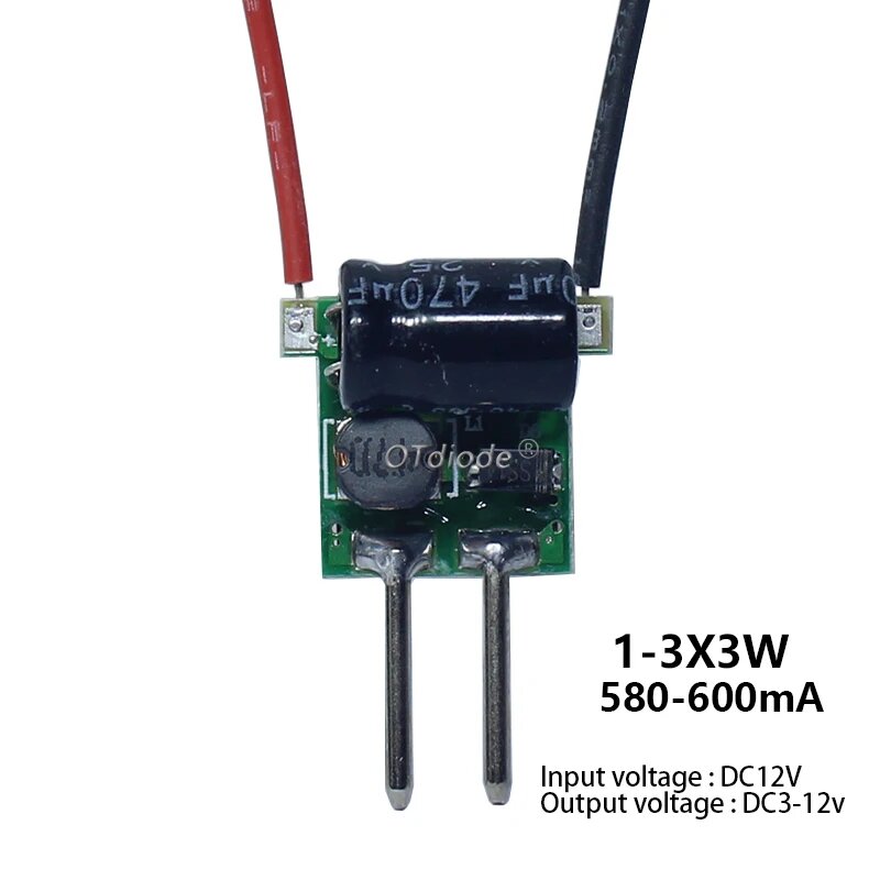 OTdiode трансформатор освещения 12V LED MR16 300mA 600mA 5шт MR16 1-3x3W
