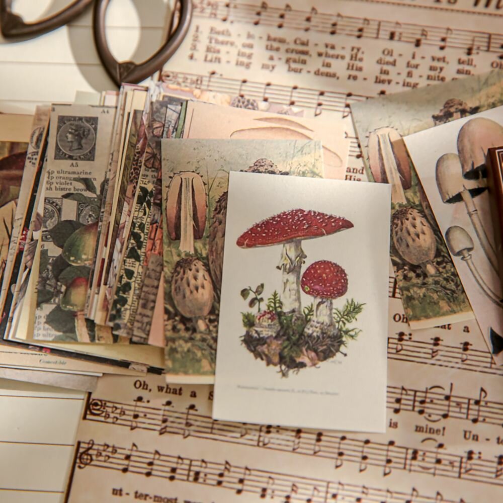 Бумага для скрапбукинга Mr.paper Ретро стиль 50 листов/книга Можно использовать для украшения блокнотов Материалы ручной работы DIY