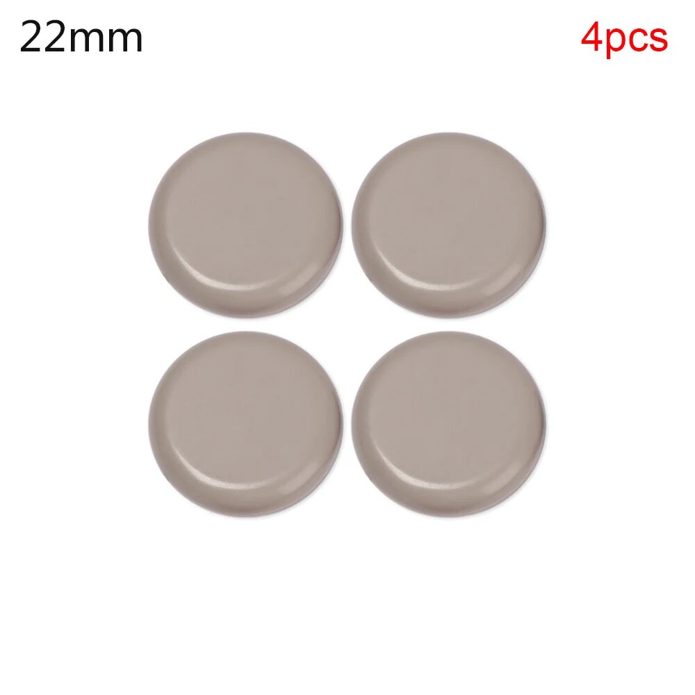 Бежевые прокладки-Слайдеры для мебели, 22mm, 4 шт.