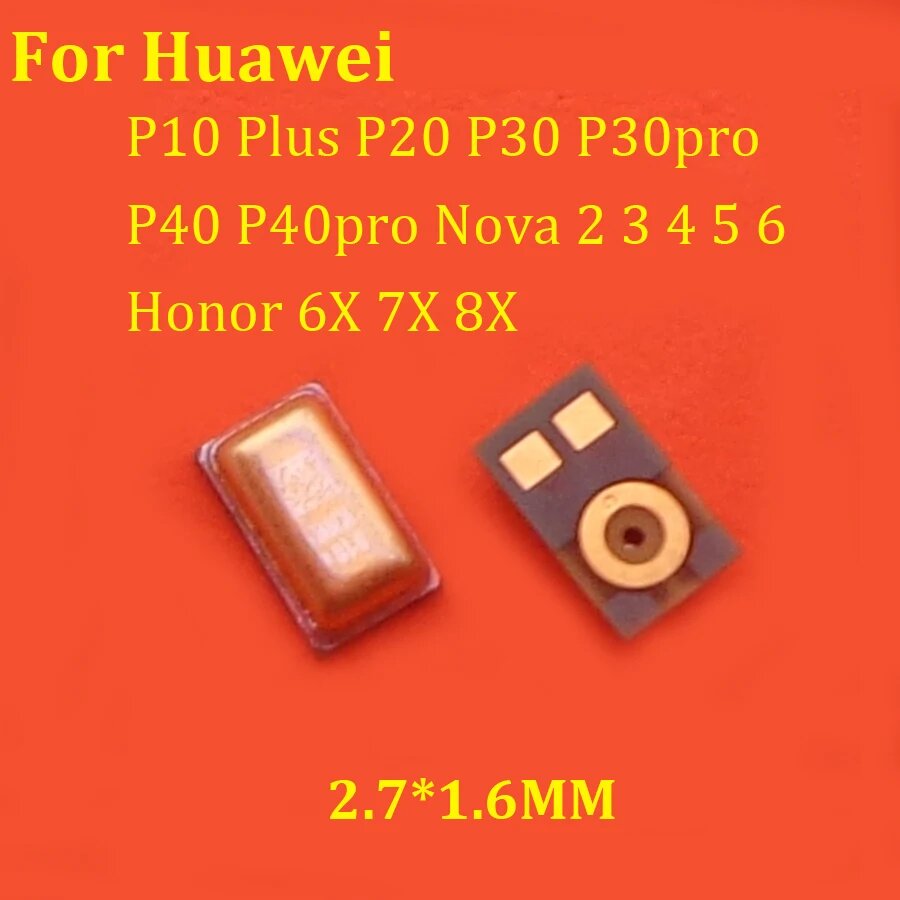 Сменный микрофон для Huawei P10 Plus P20 P30 P30pro P40 P40pro Nova 2 3 4 5 6, микрофон для Honor 6X 7X 8X, 1-20 шт. 10pcs
