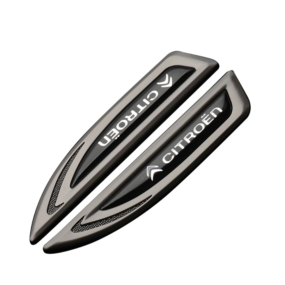 2 шт, значки для ножей, Стайлинг, наклейки для украшения боковой двери Brown For Citroen