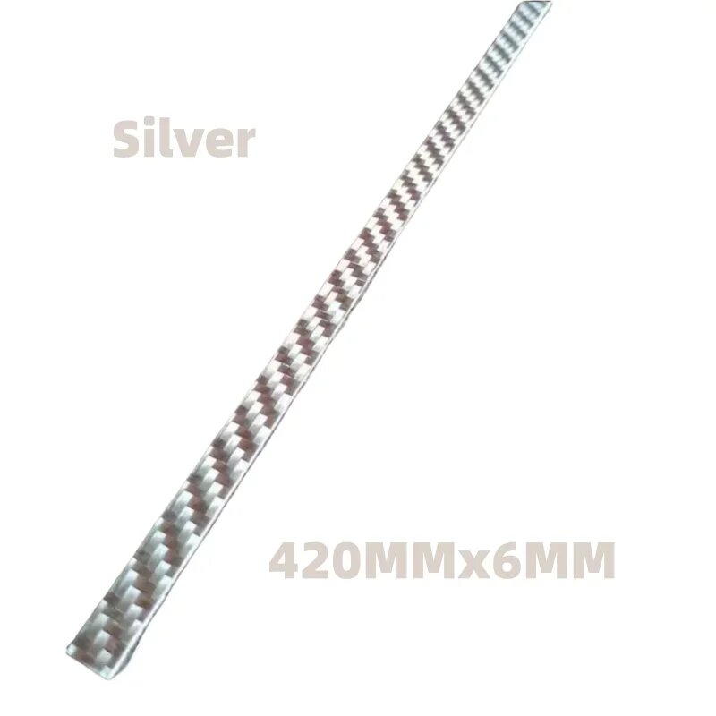 HuIESON Клейкая лента для ракетки из углеродного волокна для настольного Серебряный, Silver 6MM