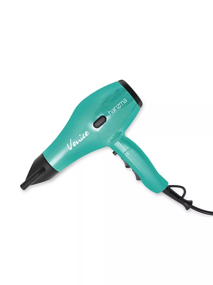 Фен профессиональный Harizma Venice, бирюзовый, 2100 Вт, 3 режима, сетевой шнур 3 м
