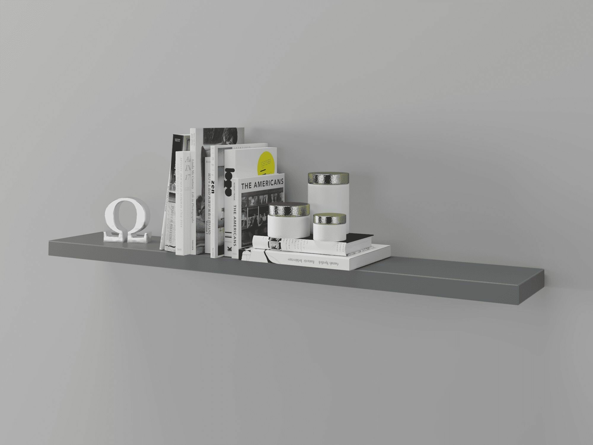 Полка настенная прямая LONG 120х20х0.38 навесная для книг, подвесная деревянная для игрушек, косметики, икон со скрытым креплением