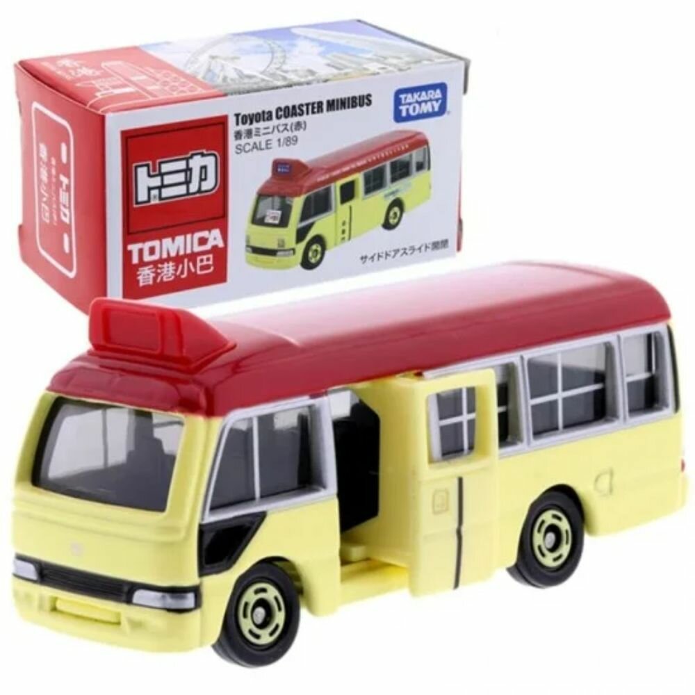 Машинка Takara Tomy Tomica Hong Kong Mini Bus New Red Diecast Scale Model Car