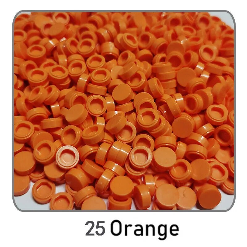 1000 шт. пластиковые строительные блоки JIAJIALE Оранжевый, A25 Orange