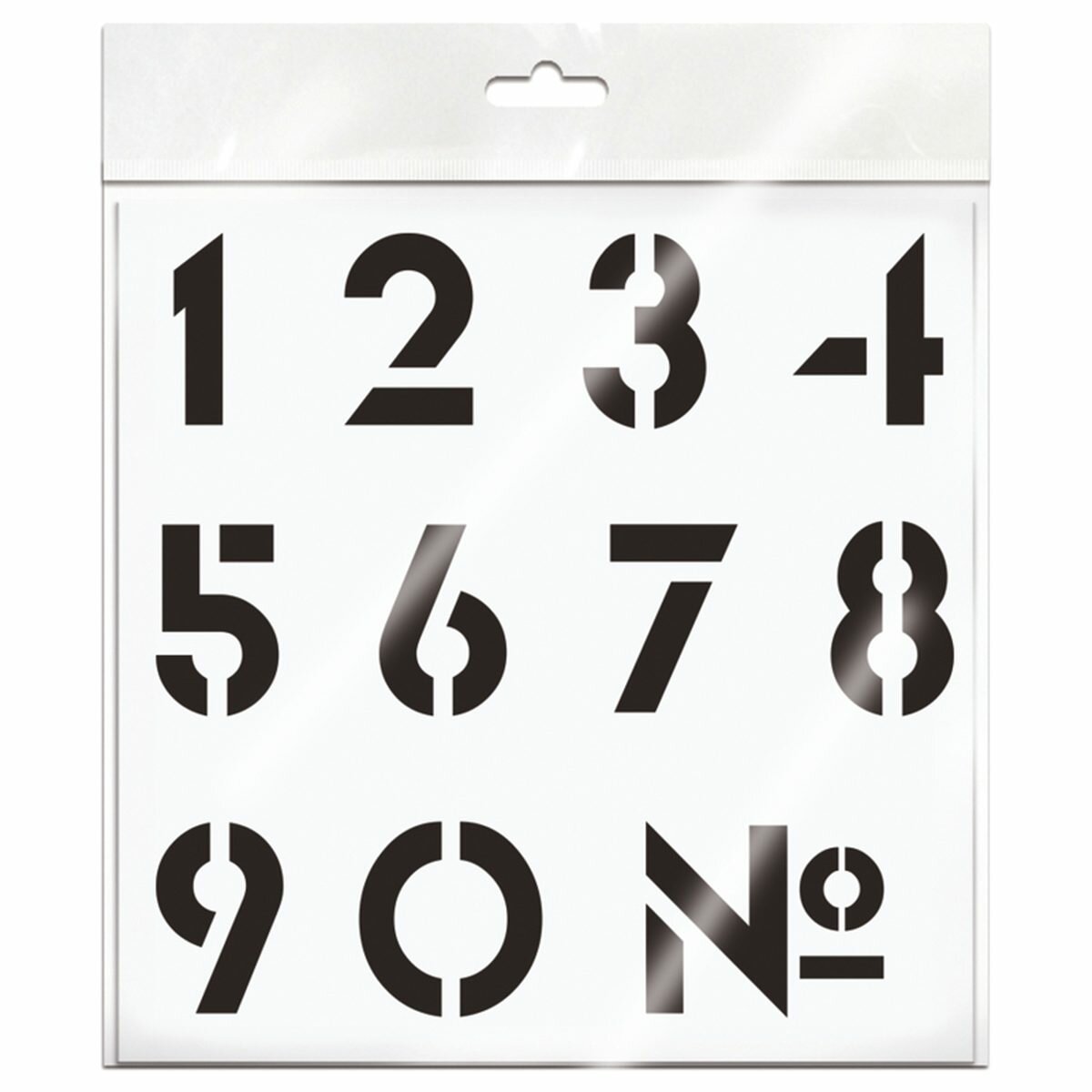 Трафарет цифровой ArtSpace "Цифры", 20x30см (ТЦ2020_45561)