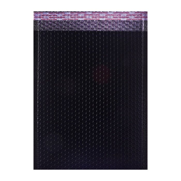 Набор конвертов с воздушно-пузырьковой плёнкой 26×36 см, 10 штук, черные