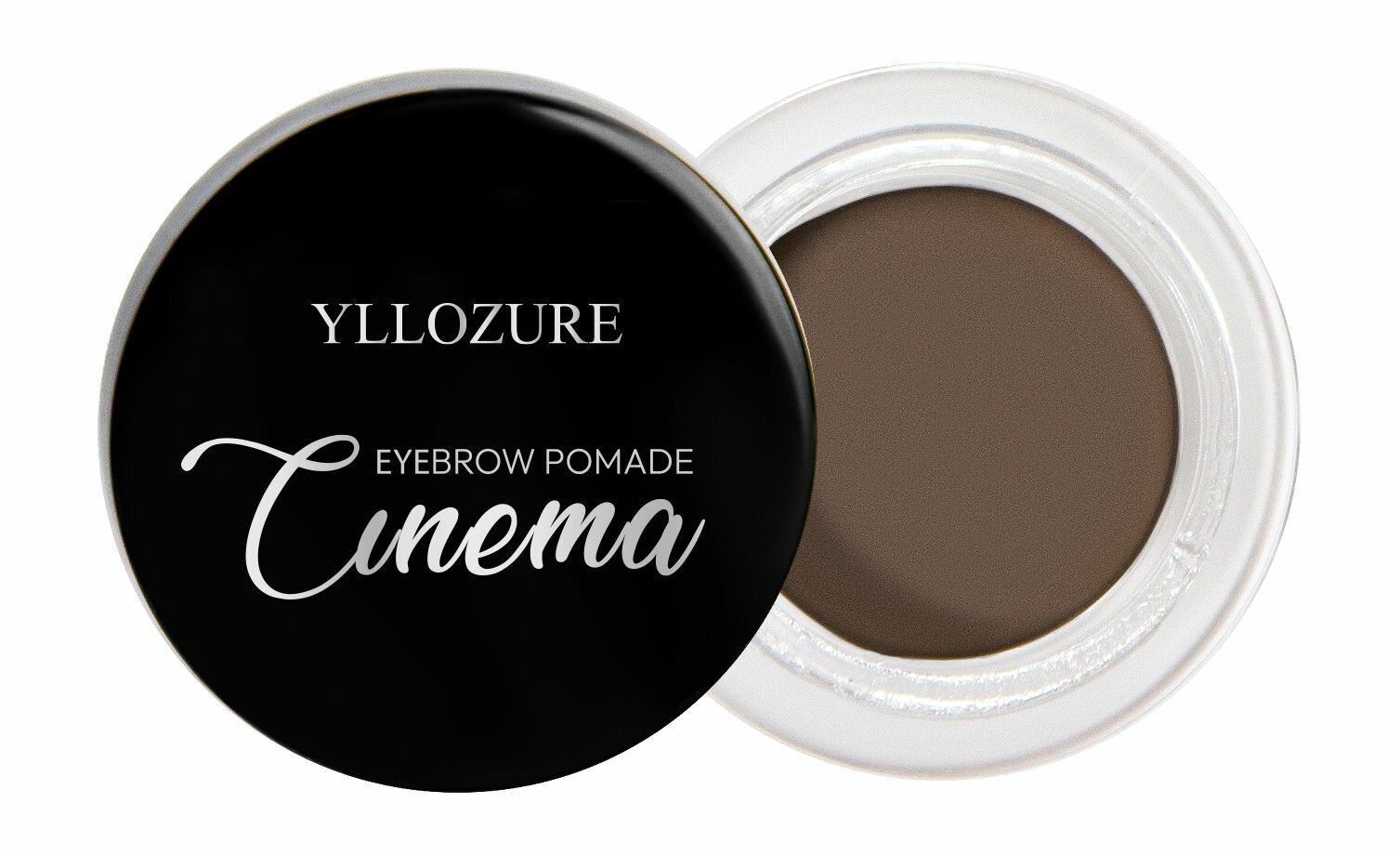 YLLOZURE Подводка-помада для бровей и век Eyebrow Pomade Liner Cinema стик, 5 г, 63 темно- коричневый