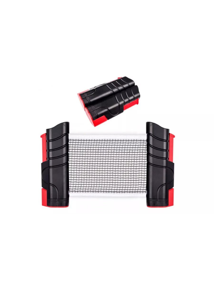 Сетка для настольного тенниса E33568 с авторегулировкой (черно/красная)