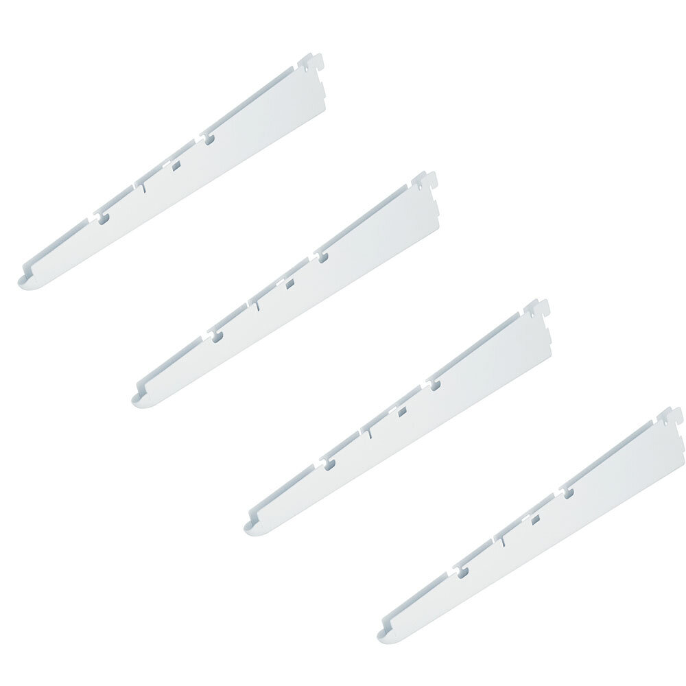 Кронштейн для полки металлический белый 435 мм (4 шт.)