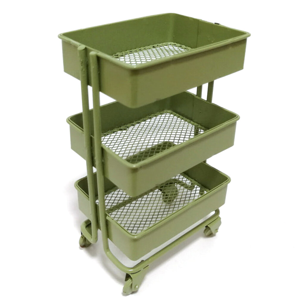 Мини-тележка, напольная стойка для хранения с колесами, кукольный домик, миниатюрная мебельная полка, книжная украшение дисплея