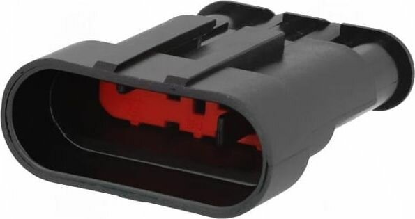 Разъем TE Connectivity AMP-0-0282106-1 Разъем: провод-провод Superseal 1.5 вилка "папа" PIN: 4 24В DC IP67 без контактов 1шт