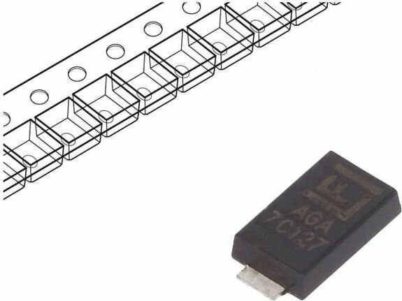 Диод LITTELFUSE TPSMA6L6.0A защитный 600Вт 7В 58,3А однонаправленная DO221AC 5% 1 шт