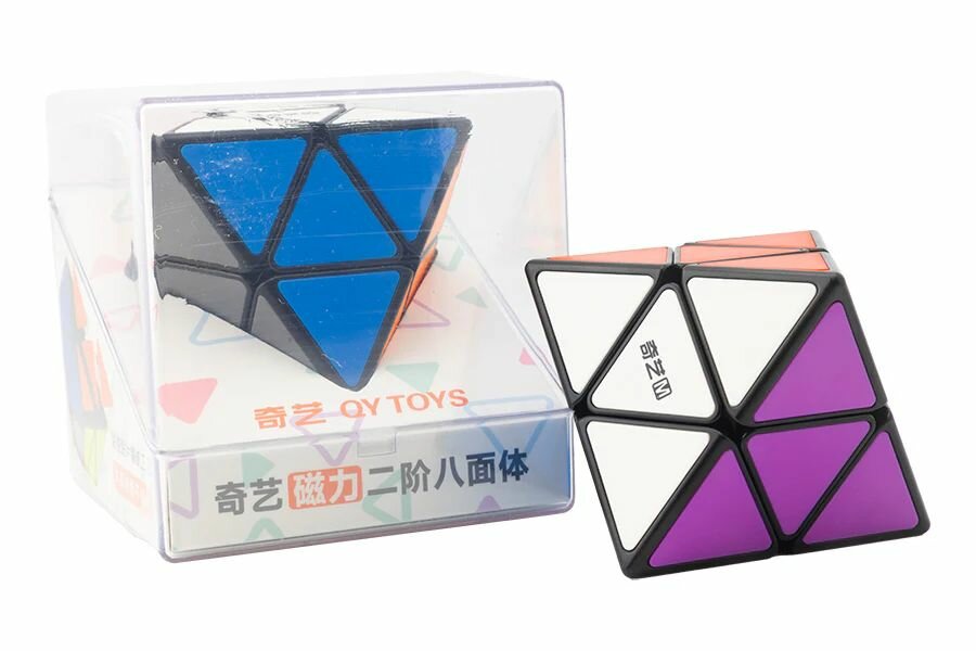 Головоломка октаэдр QiYi (MoFangGe) FTO 2x2 Magnetic (tiled)