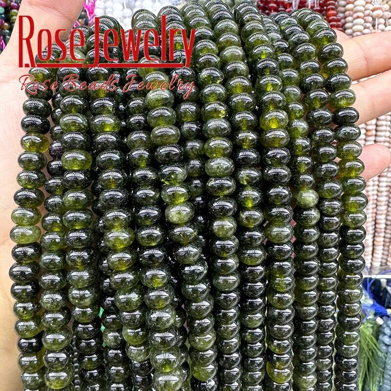 Бусины из натурального камня Rose and Beads 5x8 мм