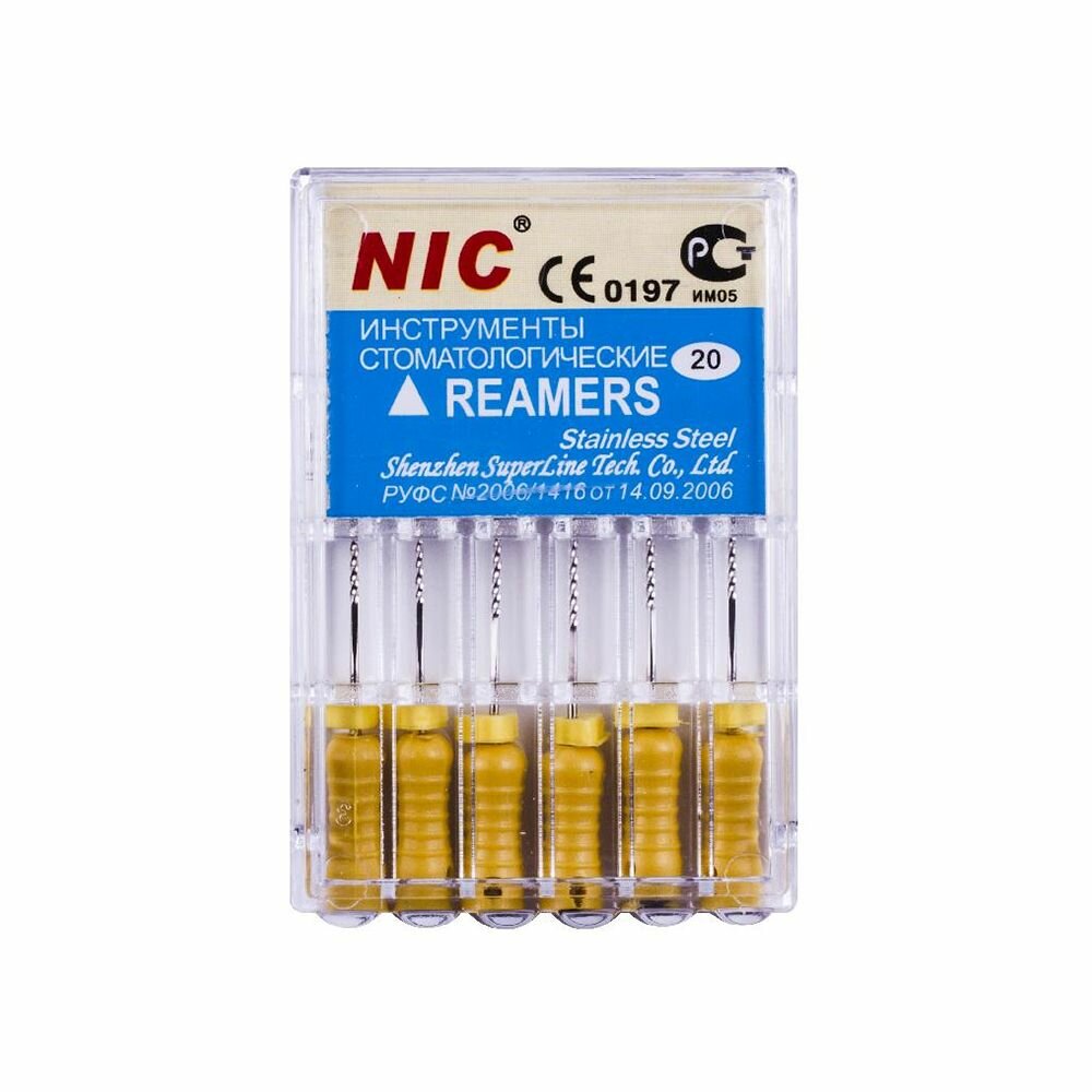 Reamers NIC №20 эндодонтический инструмент