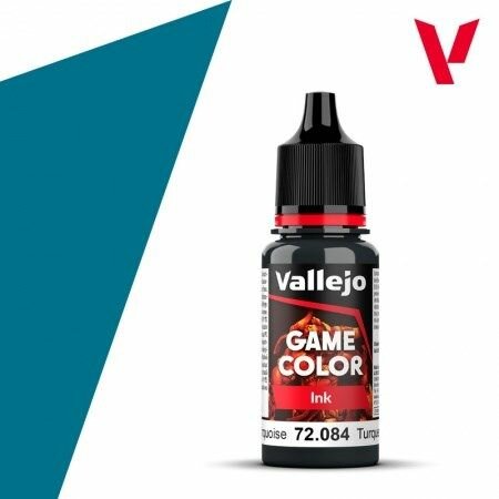 Краска Game Color - Dark Turquoise Ink18 ml Vallejo 72084 - 116