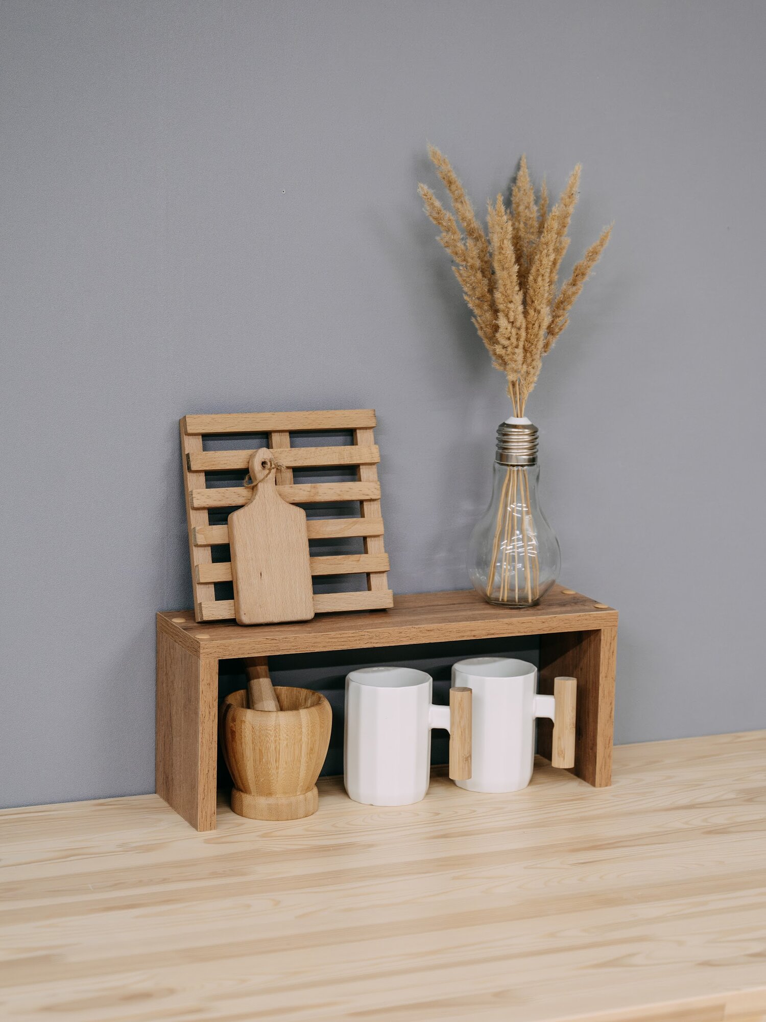 Полка подставка настольная для кухни для специй на столешницу