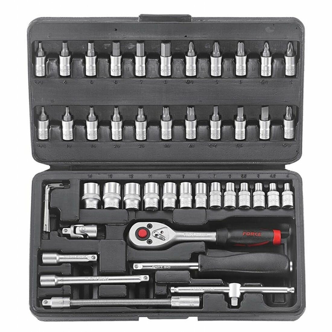 Набор инструментов 1/4DR 46 предметов Force 2462