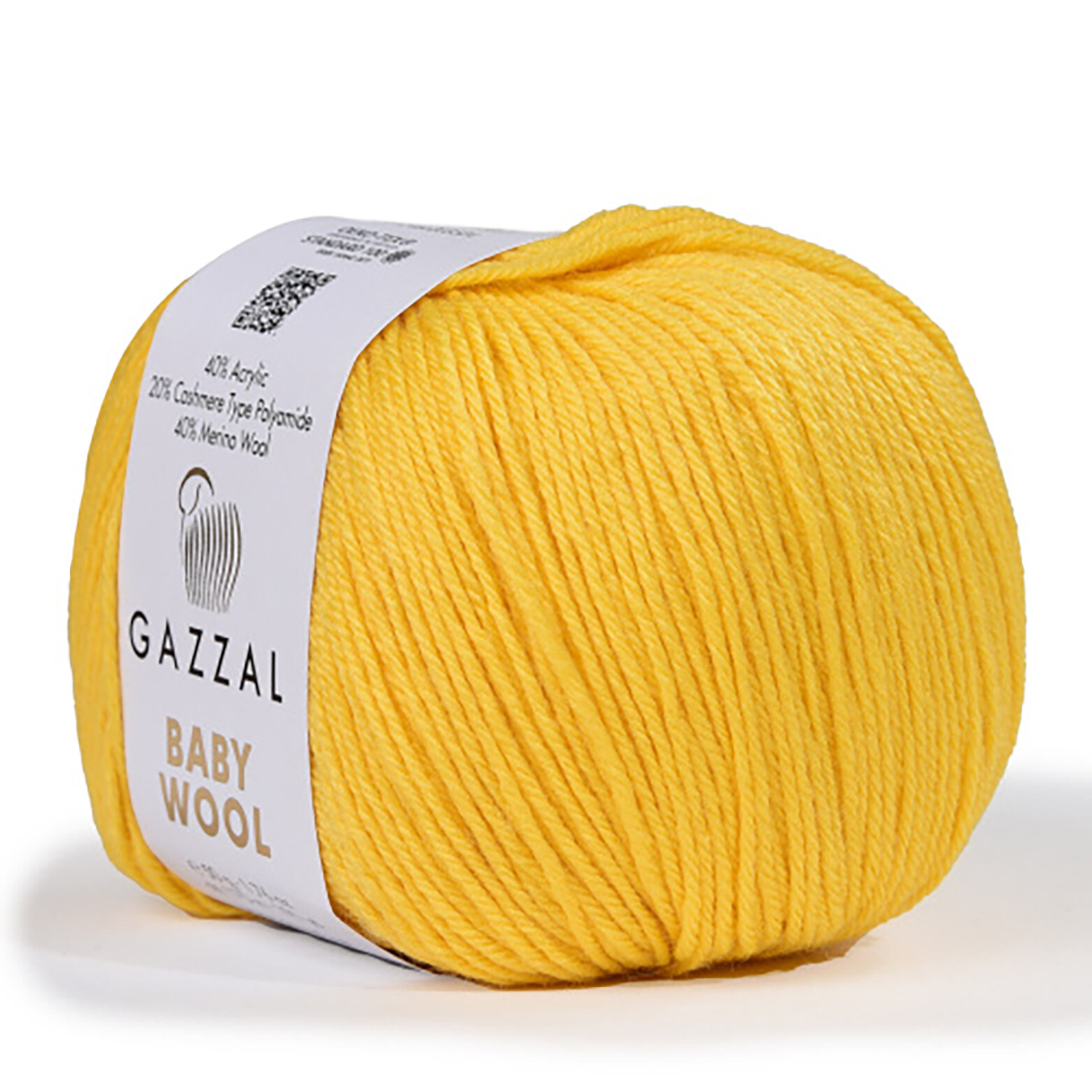 5 Мотков, Gazzal Baby Wool, 40% Шерсть мериноса, 20% Кашемир ПА, 40% Акрил / 50 гр. - 175 м, Цвет-812