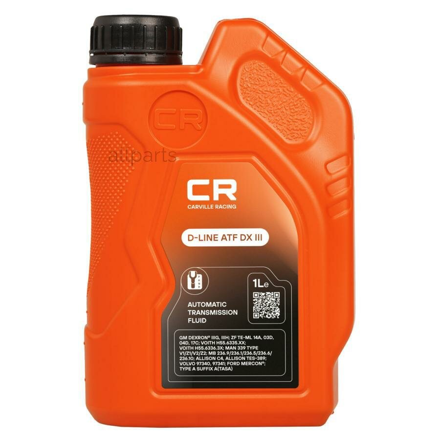 CARVILLE RACING L1G00118 Масло трансмиссионное для АКПП D-LINE ATF DXIII 1л