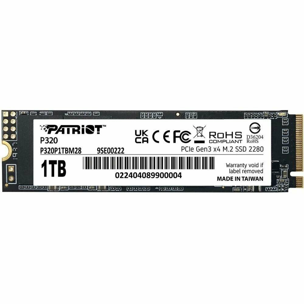 Твердотельный накопитель Patriot P320 1TB P320P1TBM28