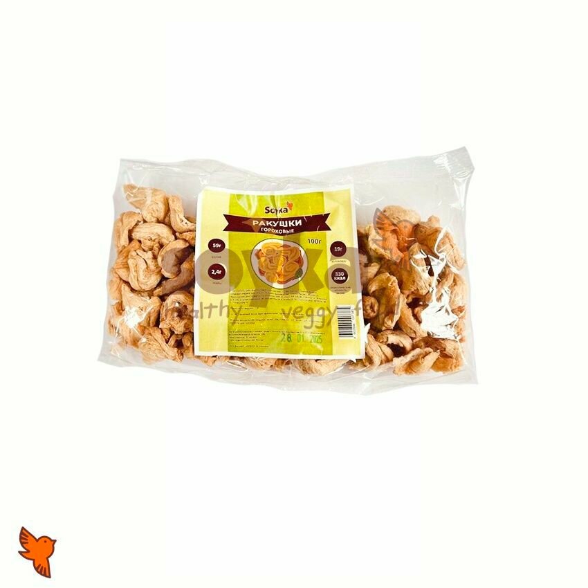 Ракушки гороховые Сойка, 100г Россия