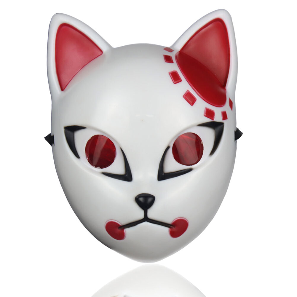 Маски для косплея по мотивам японского аниме «Истребитель демонов»: костюмы на Хэллоуин, реквизит для вечеринки.