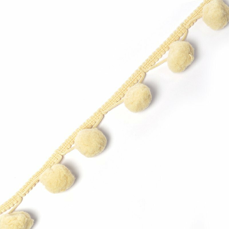 Бахрома отделочная TBY цвет 6371, экрю, B 38 мм, 17 м (БХ.0384-0465.6371.17)