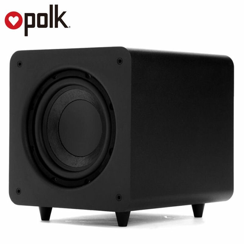 Компьютерная акустика Polk Audio PSW111, 300Вт, пассивный сабвуфер, дерево, чёрный