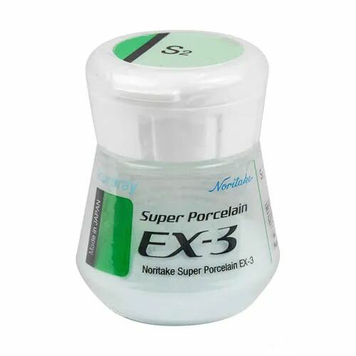 Стоматологический материал Noritake EX-3. Масса керамическая для металлокерамики Норитаки. Эмаль S2 (10 гр)