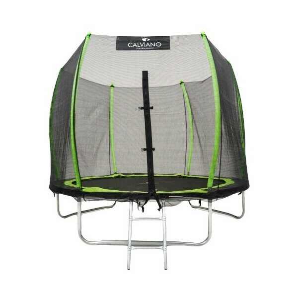 Батут Calviano Outside Master Green 252 см - 8ft (внешняя сетка, с лестницей)