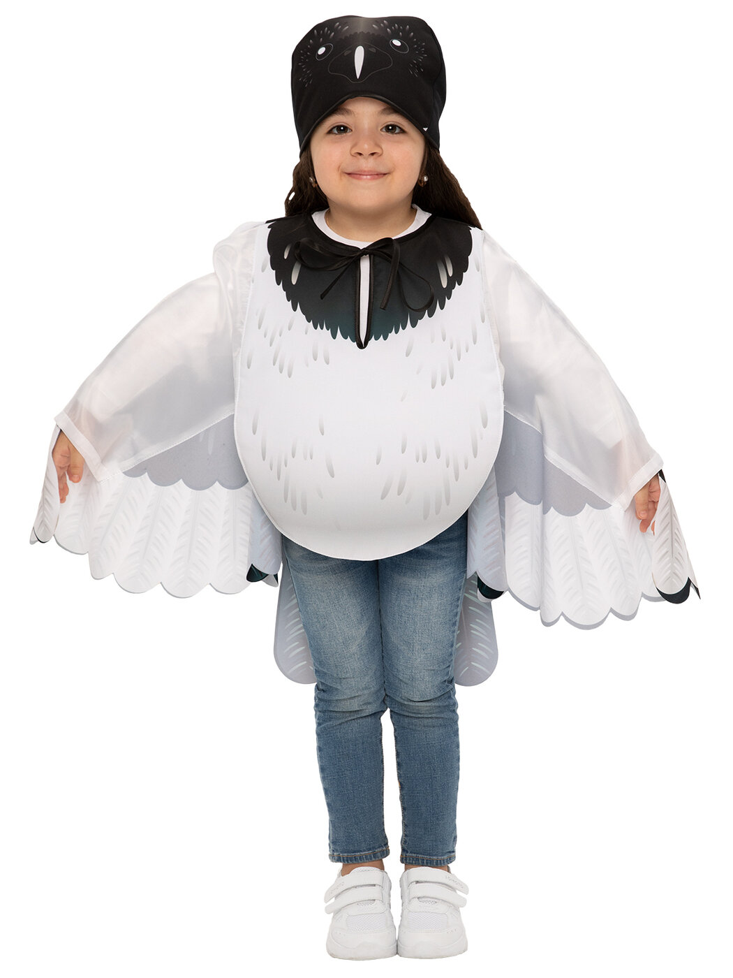 Детский карнавальный костюм Сорока на рост 116-122 (размер 30)