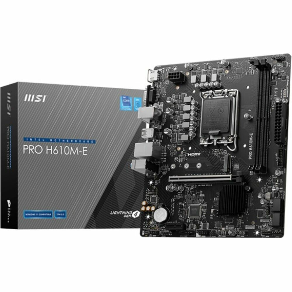 Материнская плата MSI PRO H610M-E DDR5