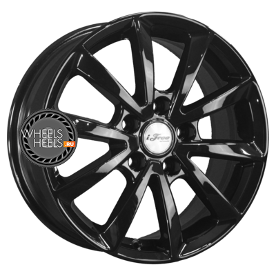 Диск автомобильный литой iFree Скайрим (КС907) 16x6.5 5x112 et46 dia57.1 BK