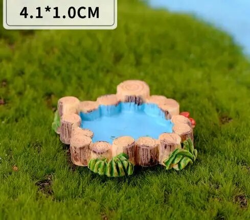Мини-маяк из смолы BOUSSAC Wooden pile pool